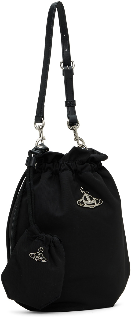 Vivienne Westwood Black Drawstring Shoulder Bag Vivienne Westwood
