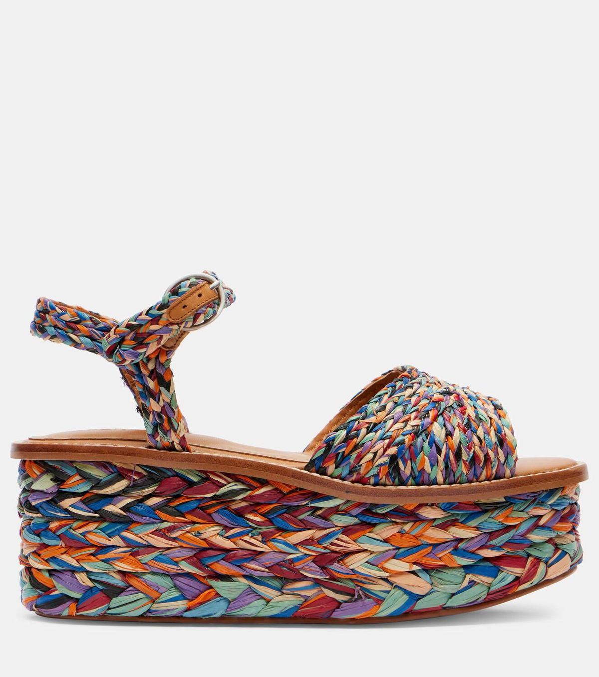 Clergerie Arty raffia platform sandals Clergerie