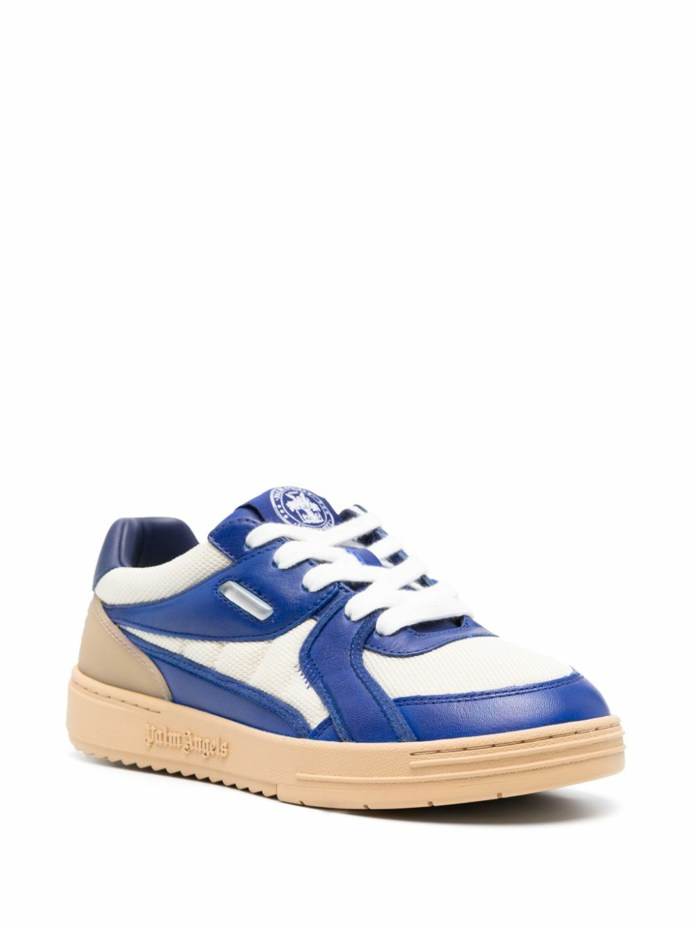 PALM ANGELS - Palm University Leather Sneakers Palm Angels
