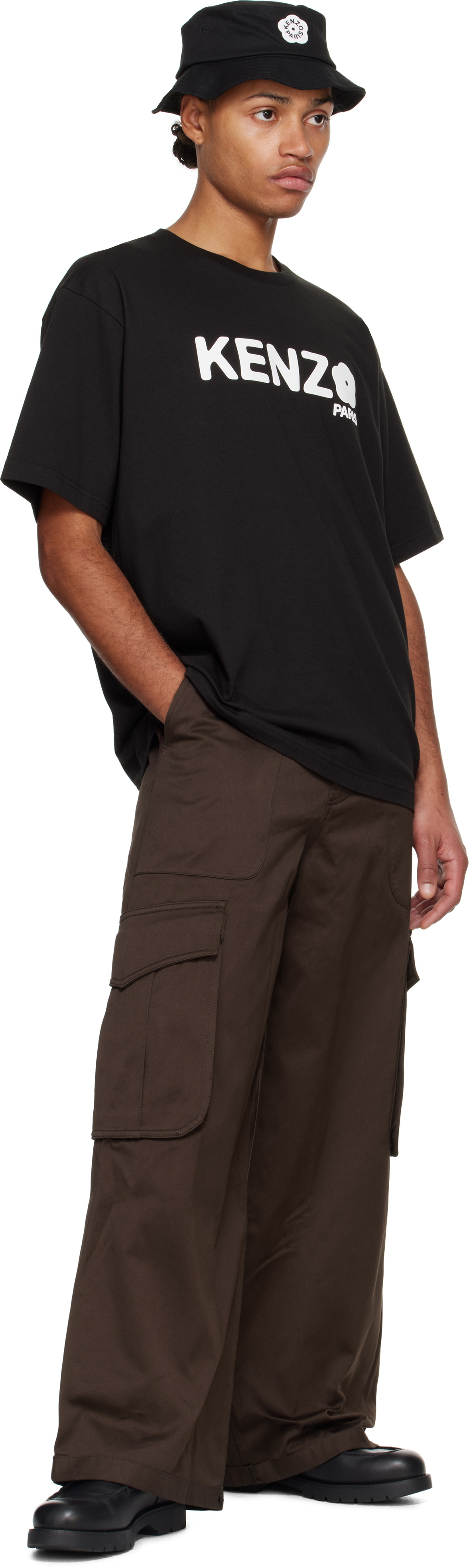 Kenzo Black Kenzo Paris Oversize Boke Flower 2.0 T-shirt Kenzo