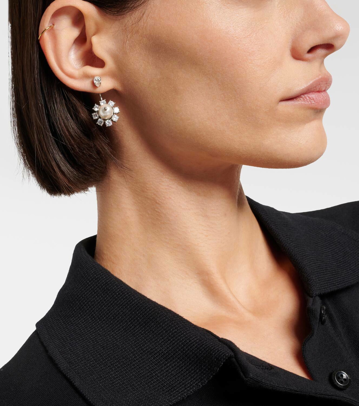 Simone Rocha Daisy embellished earrings Simone Rocha