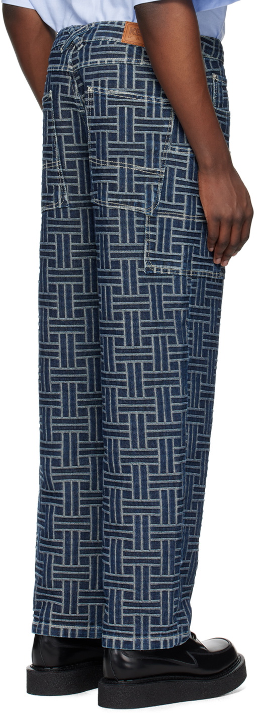 Kenzo Blue Kenzo Paris Cargo Monkey Jeans Kenzo