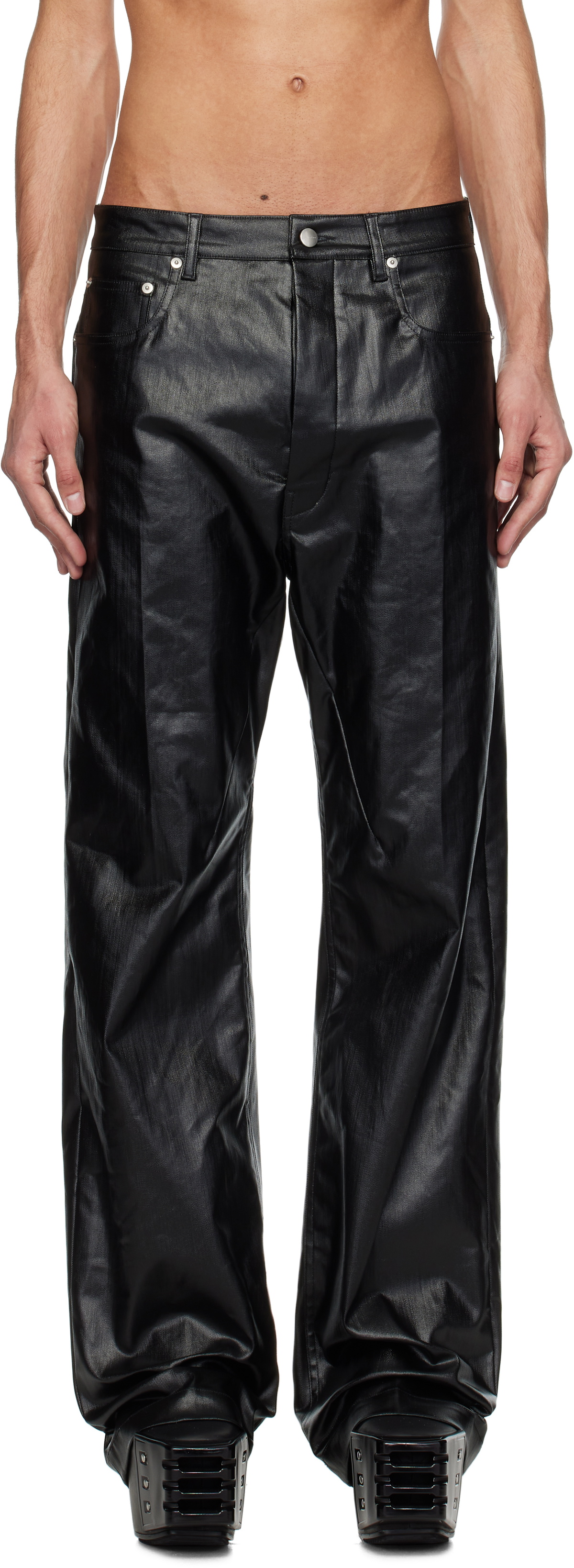 Rick Owens Black Hollywood Geth Jeans Rick Owens