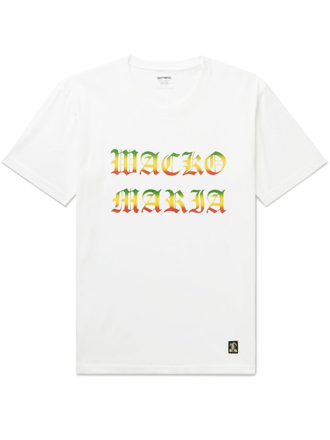 Wacko Maria - Logo-Print Cotton-Jersey T-Shirt - White Wacko Maria