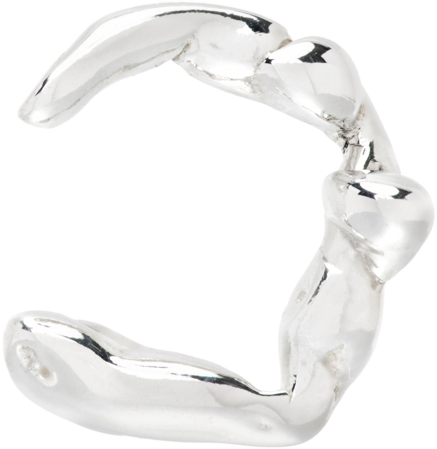 FARIS Silver Lava Ear Cuff Faris