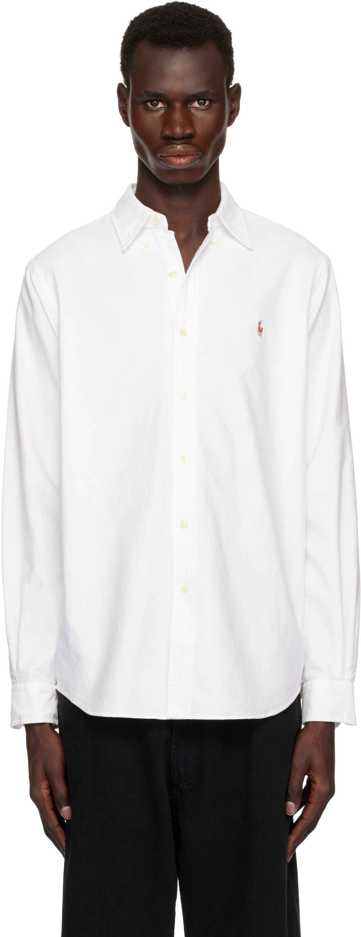 Polo Ralph Lauren White Classic 'The Iconic Oxford' Shirt Polo Ralph Lauren