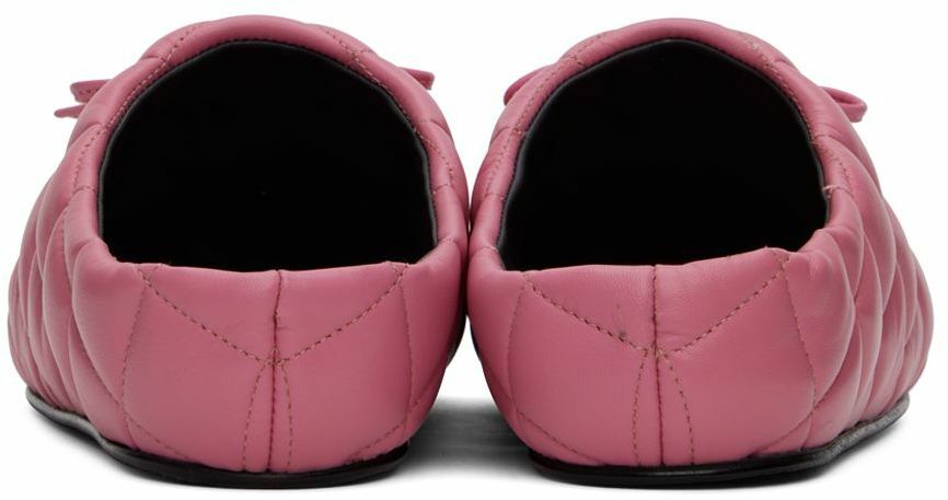 Abra Pink Quilted Loafers ABRA