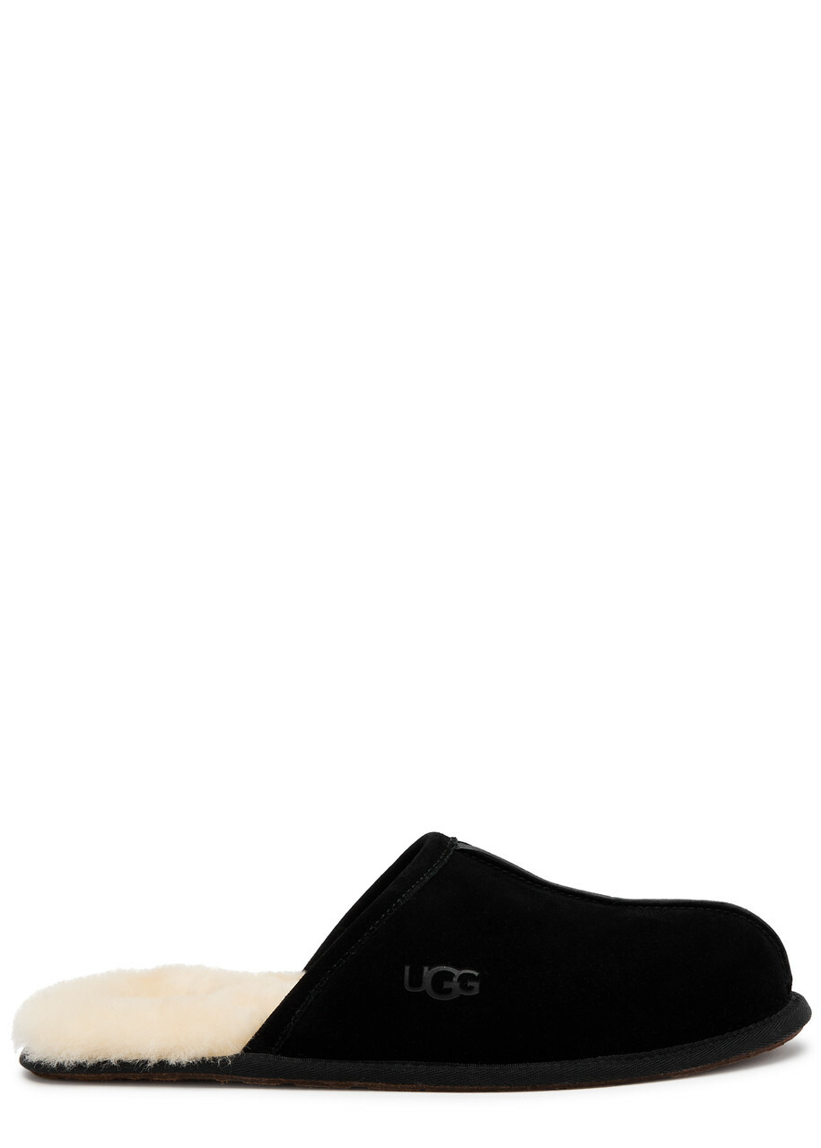 Ugg Scuff Suede Slippers Black Ugg