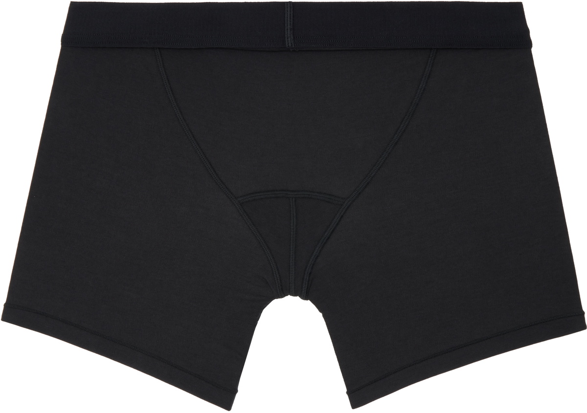 SKIMS Three-Pack Black SKIMS Cotton 5 Boxer Briefs SKIMS