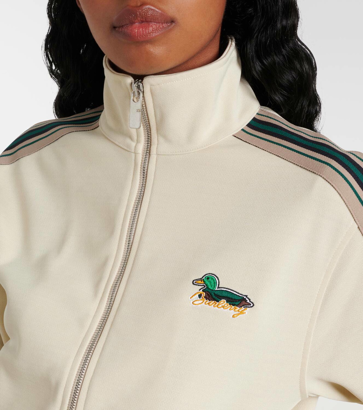 Burberry Logo jersey track jacket Burberry