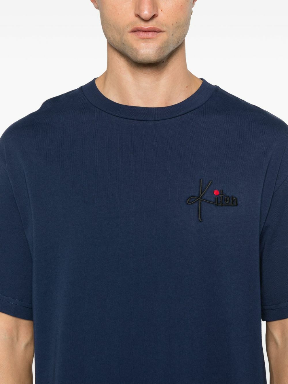 KITON - Logo Cotton T-shirt mens Kiton