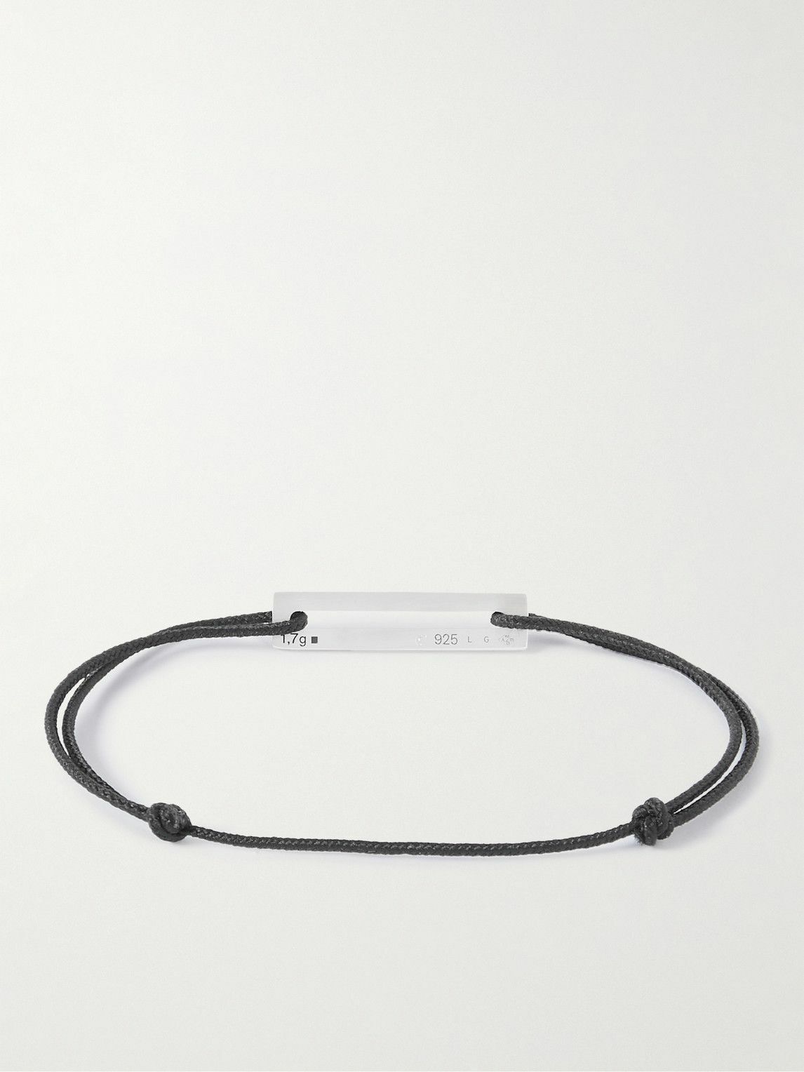 Le Gramme - 1.7g Silver Cord Bracelet Le Gramme