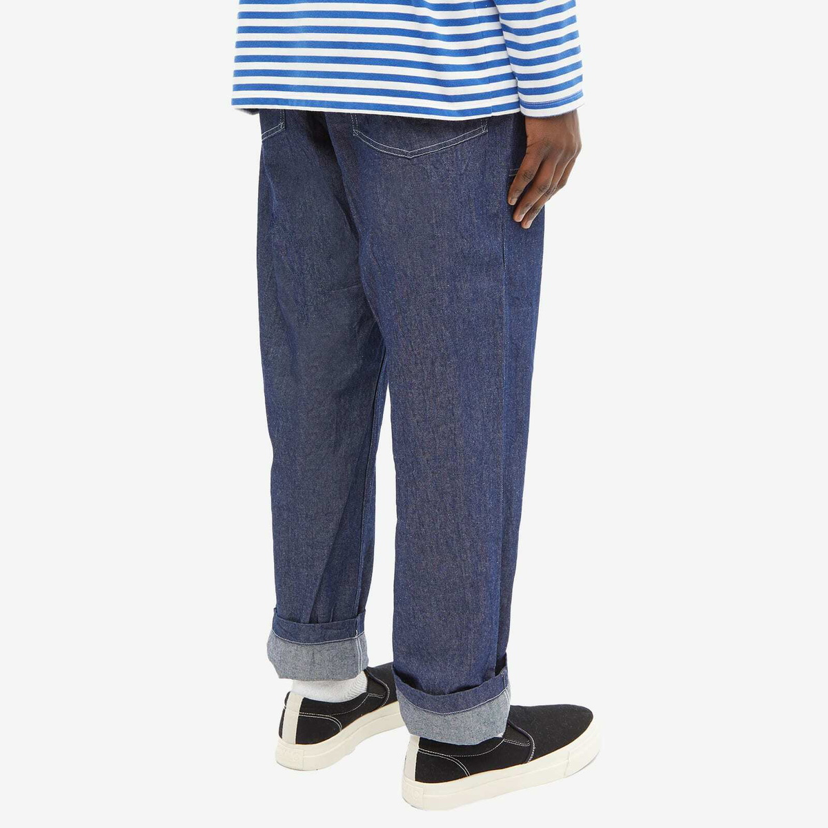 Engineered Garments Men's Fatigue Pant in 80Z Indigo Denim Engineered ...