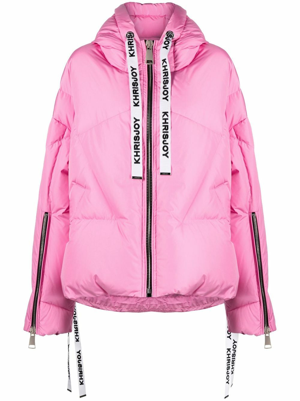 Khrisjoy Pink Iconic Puffer Jacket Khrisjoy