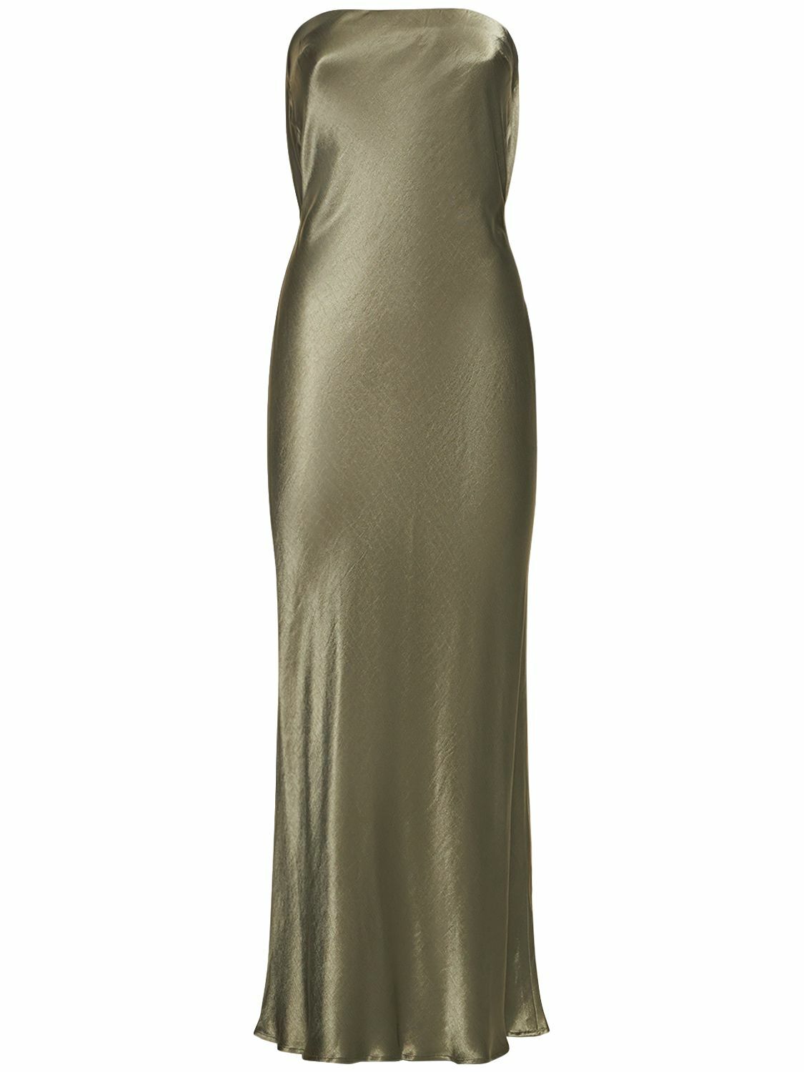BEC + BRIDGE Moondance Strapless Viscose Midi Dress BEC + BRIDGE
