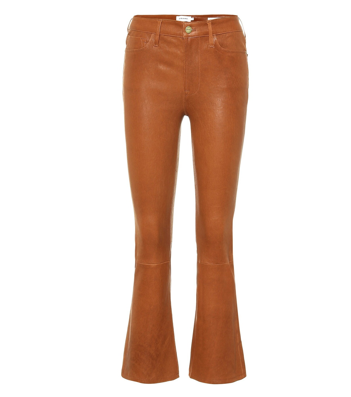 Frame - Le Crop Mini Boot leather jeans Frame Denim