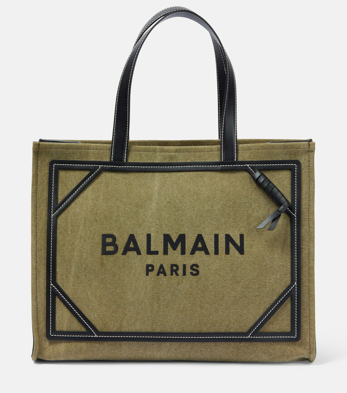 Balmain - B-army Medium canvas tote bag Balmain