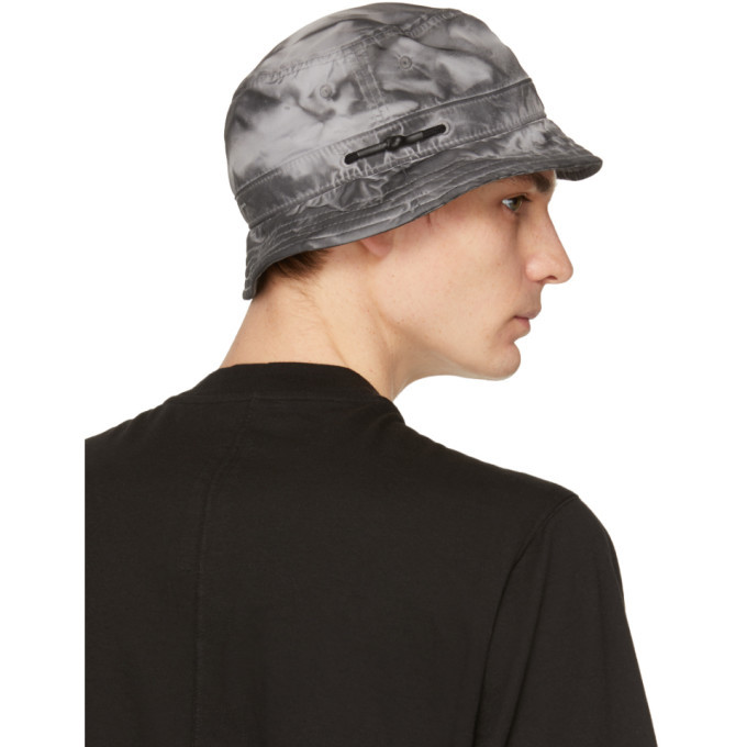 11 by Boris Bidjan Saberi Grey New Era Edition Logo Bucket Hat 11 by ...