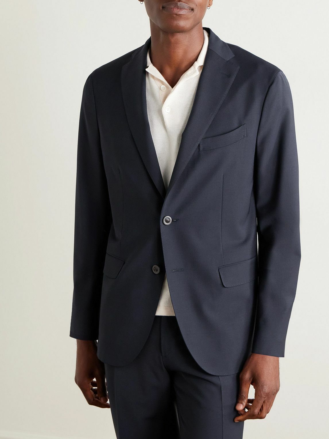 Boglioli - K-Jacket Wool-Blend Suit Jacket - Blue Boglioli