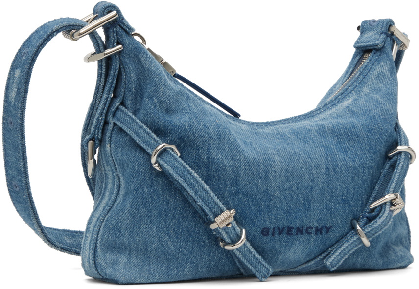 Givenchy Blue Mini Voyou Denim Shoulder Bag Givenchy
