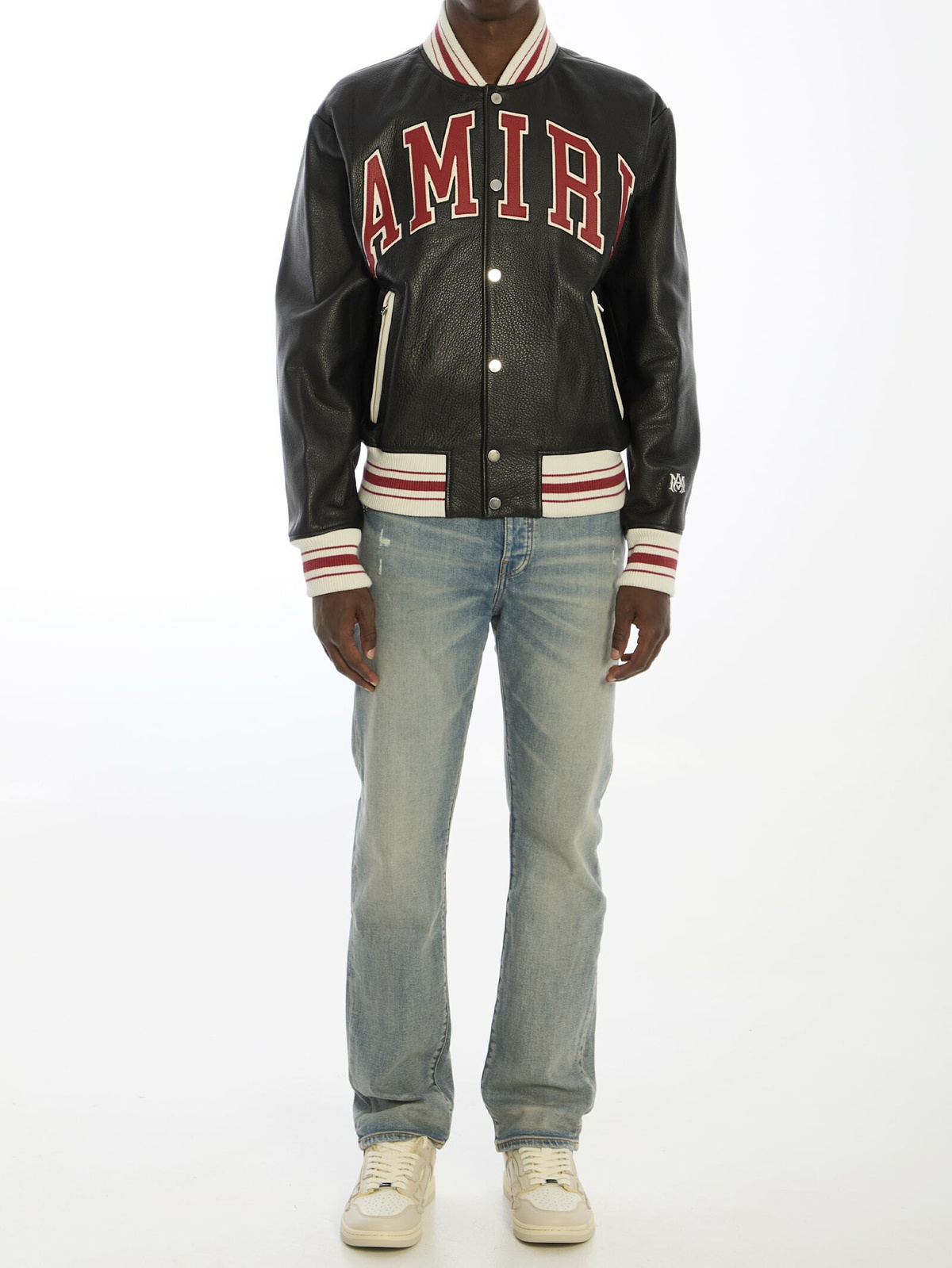 Amiri Leather Bomber Jacket Amiri