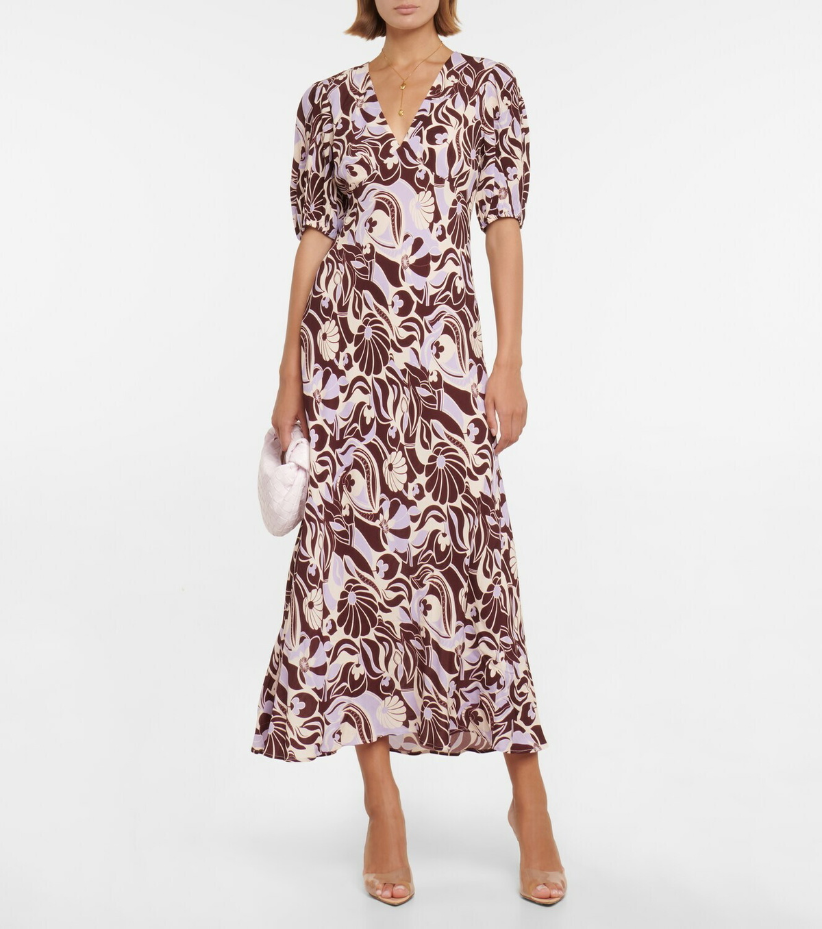 Rixo Poppy shell-print maxi dress Rixo