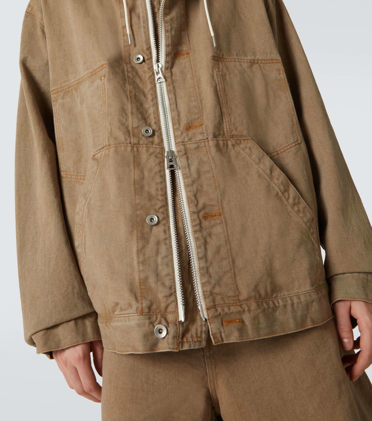 Sacai Hooded denim jacket Sacai