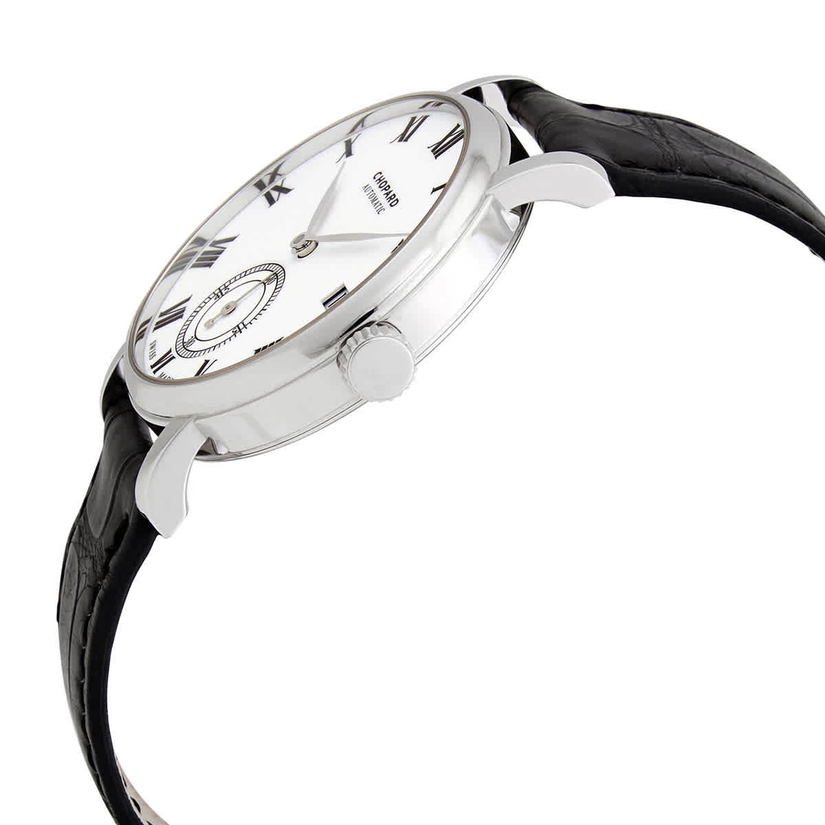 Chopard Classic Manufacture Automatic White Dial 18kt White Gold Mens ...