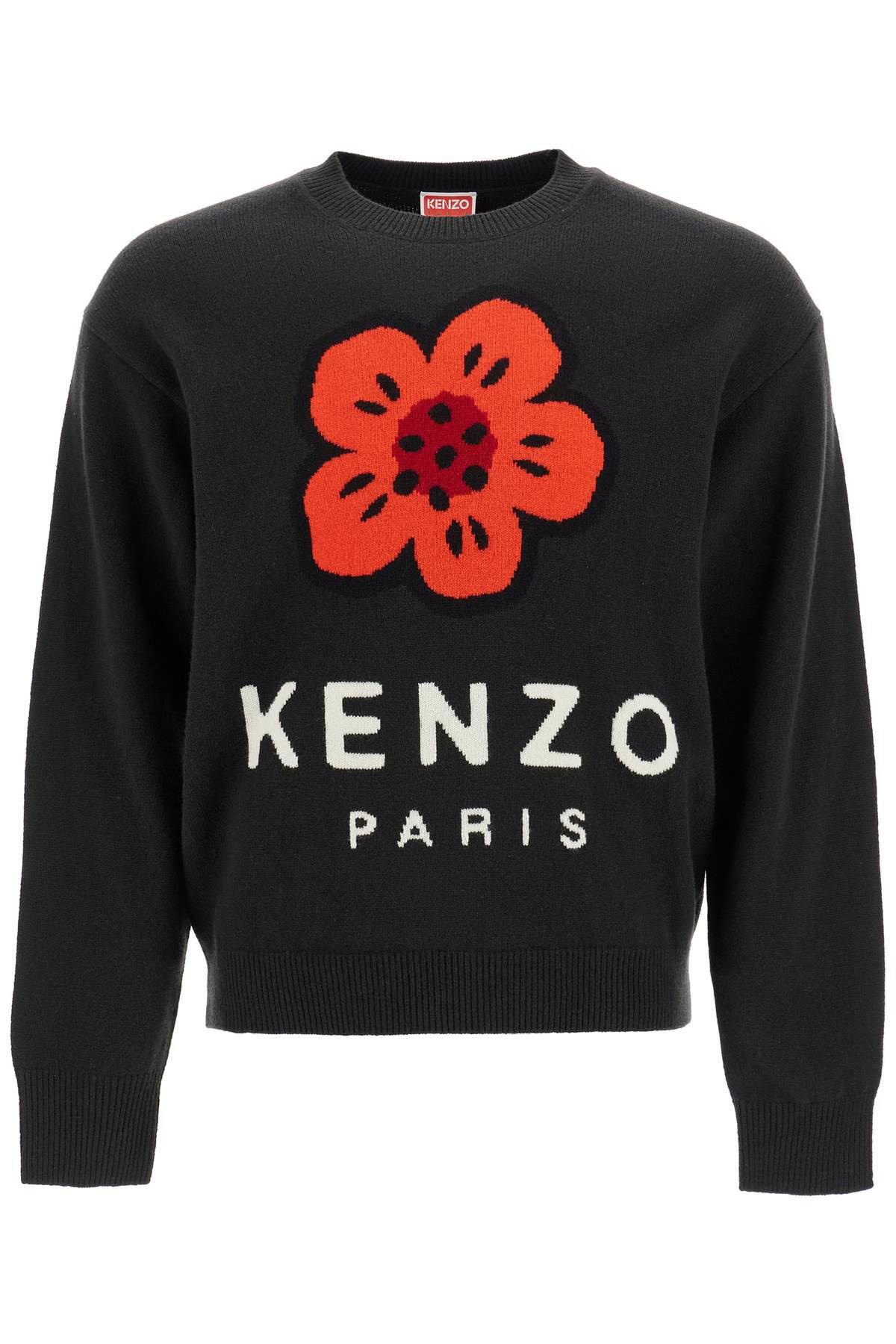 KENZO boke flower wool sweater Black Kenzo
