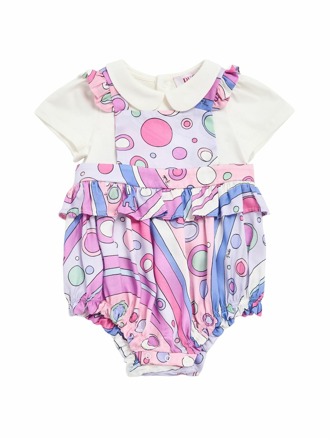 PUCCI Printed Viscose Twill Romper Emilio Pucci