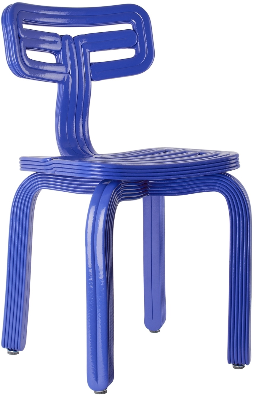 Kooij Blue Chubby Chair