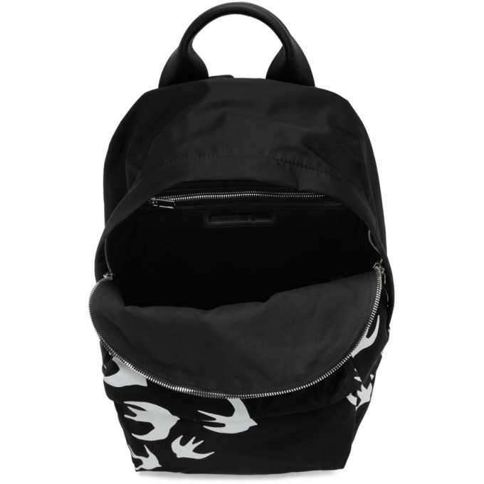 McQ Alexander McQueen Black Classic Swallow Backpack McQ Alexander McQueen