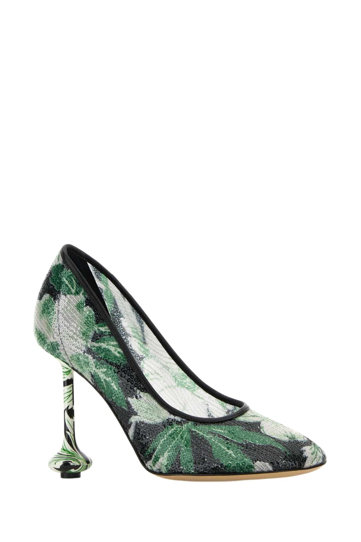 Loewe Embellished Mesh Toy Pumps Loewe