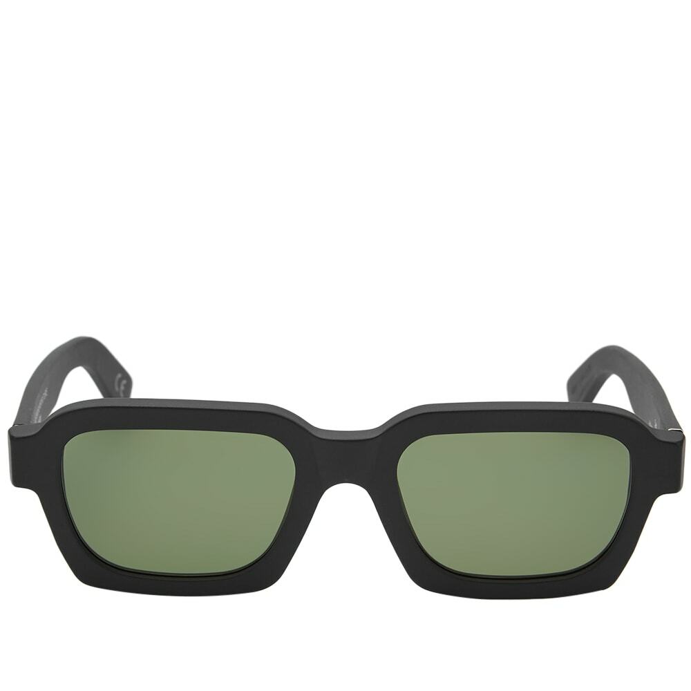 SUPER Caro Sunglasses in Black/Green SUPER by RETROSUPERFUTURE