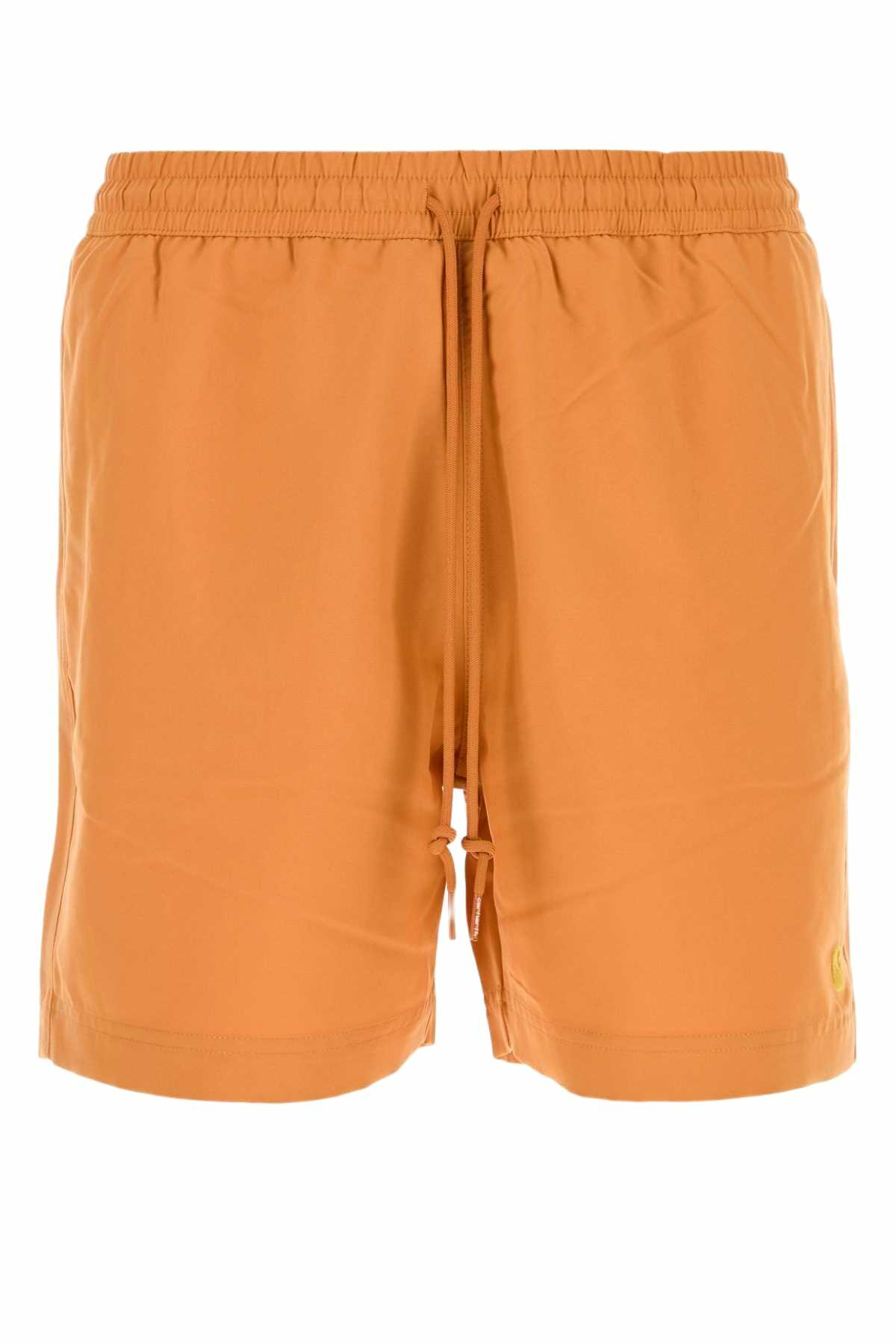 Carhartt Orange Polyester Chase Swim Trunks Carhartt WIP