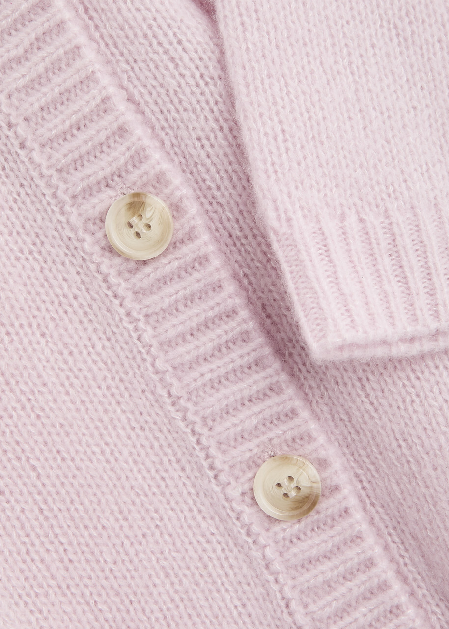 Lisa Yang Felicia Cashmere-blend Cardigan Lilac Lisa Yang