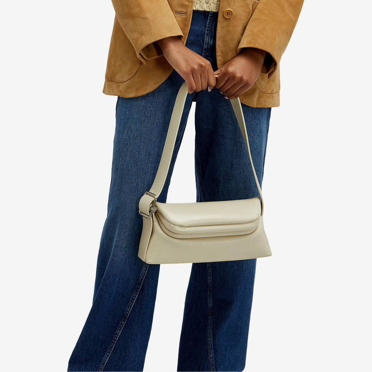 OSOI Women's Folder Brot Bag in Cream OSOI