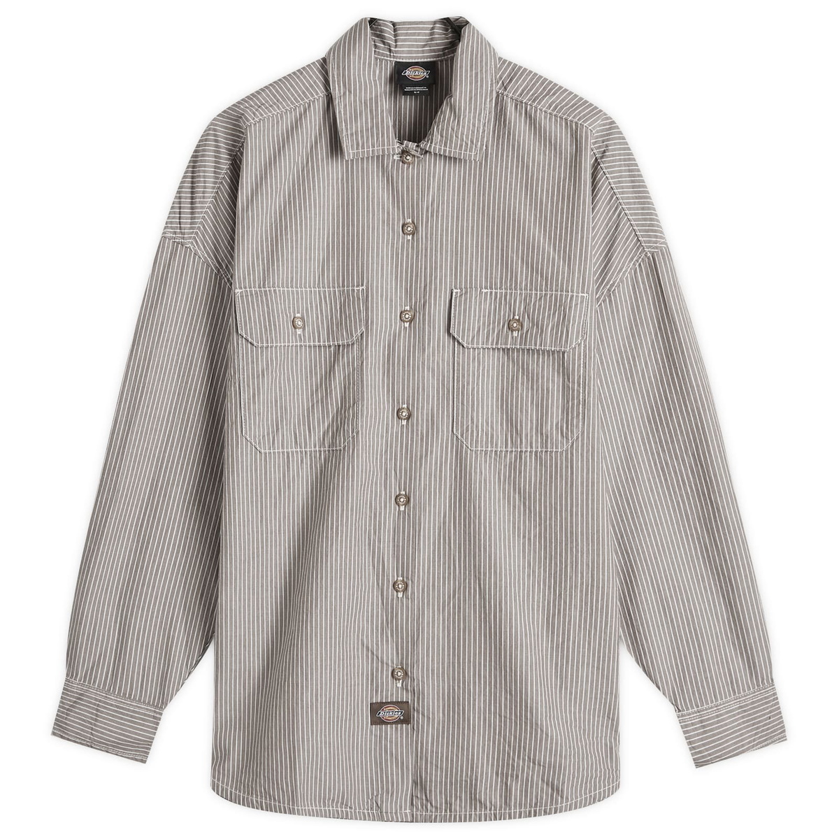 Dickies Women's Florence Shirt in Mushroom Dickies Construct