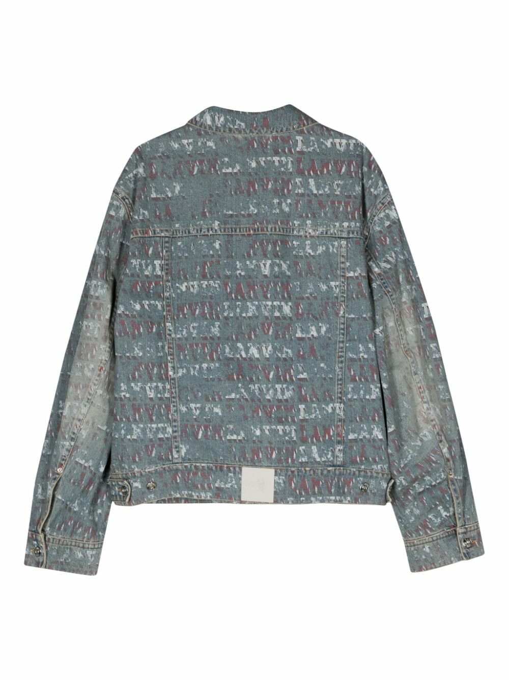 Lanvin Blue Stamp Denim Jacket Lanvin
