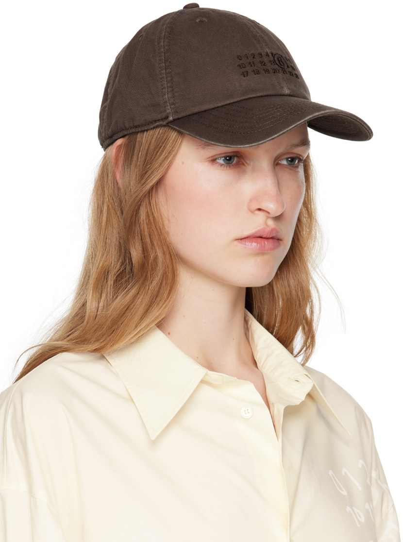 MM6 Maison Margiela Khaki Baseball Cap MM6 Maison Margiela