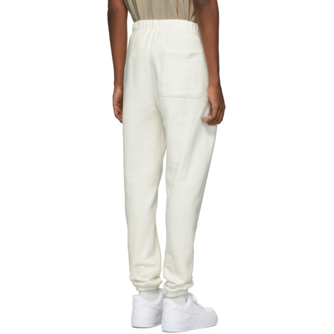 Essentials White Reflective Logo Lounge Pants Essentials