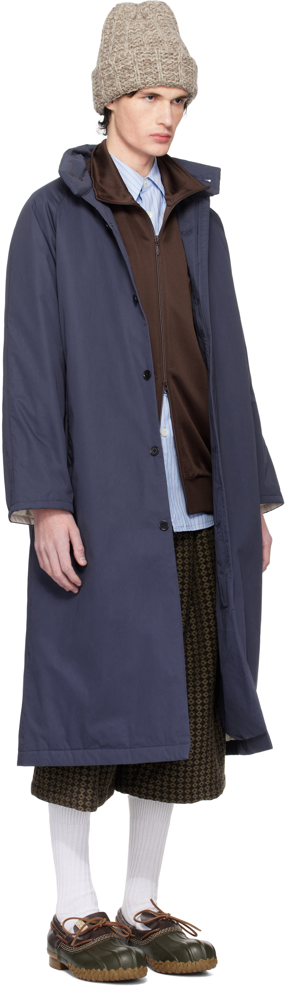 nanamica Navy Insulation Coat Nanamica
