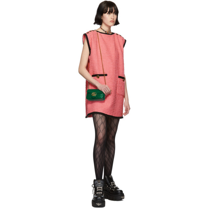 Gucci Pink Tweed GG Dress Gucci
