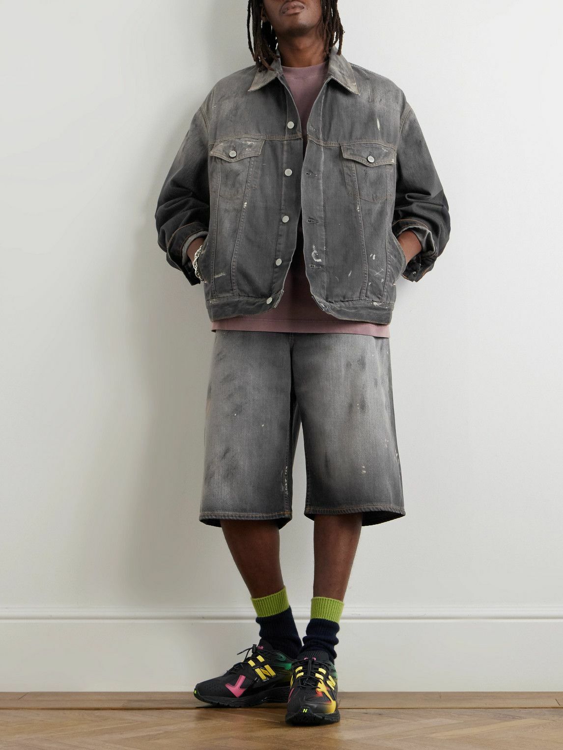 Acne Studios - Robert U Oversized Organic Denim Jacket - Gray Acne Studios