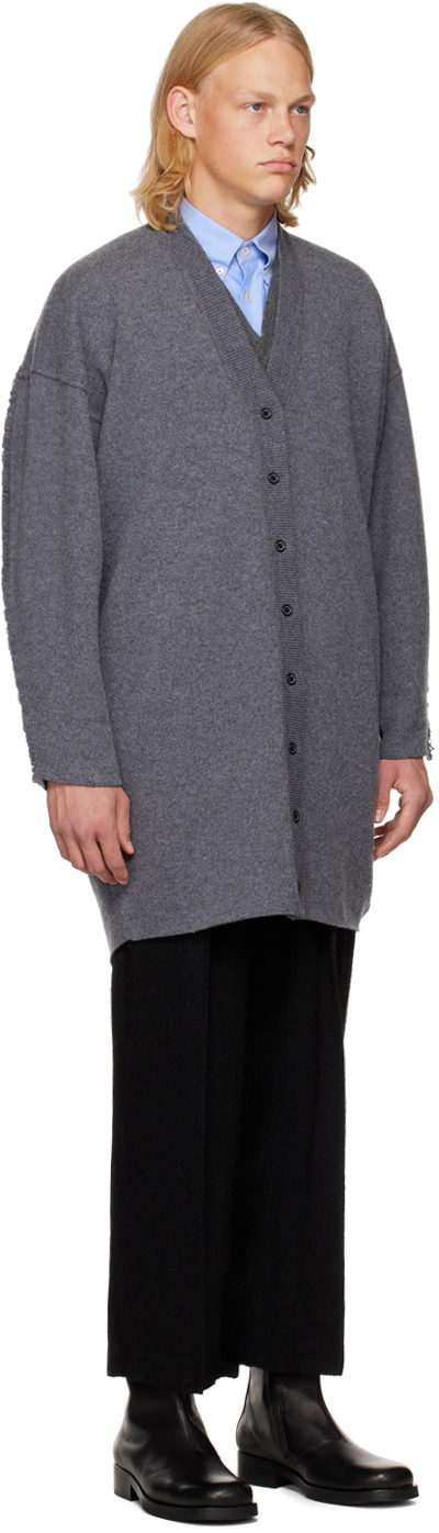 rito structure Gray Fringe Cardigan rito structure