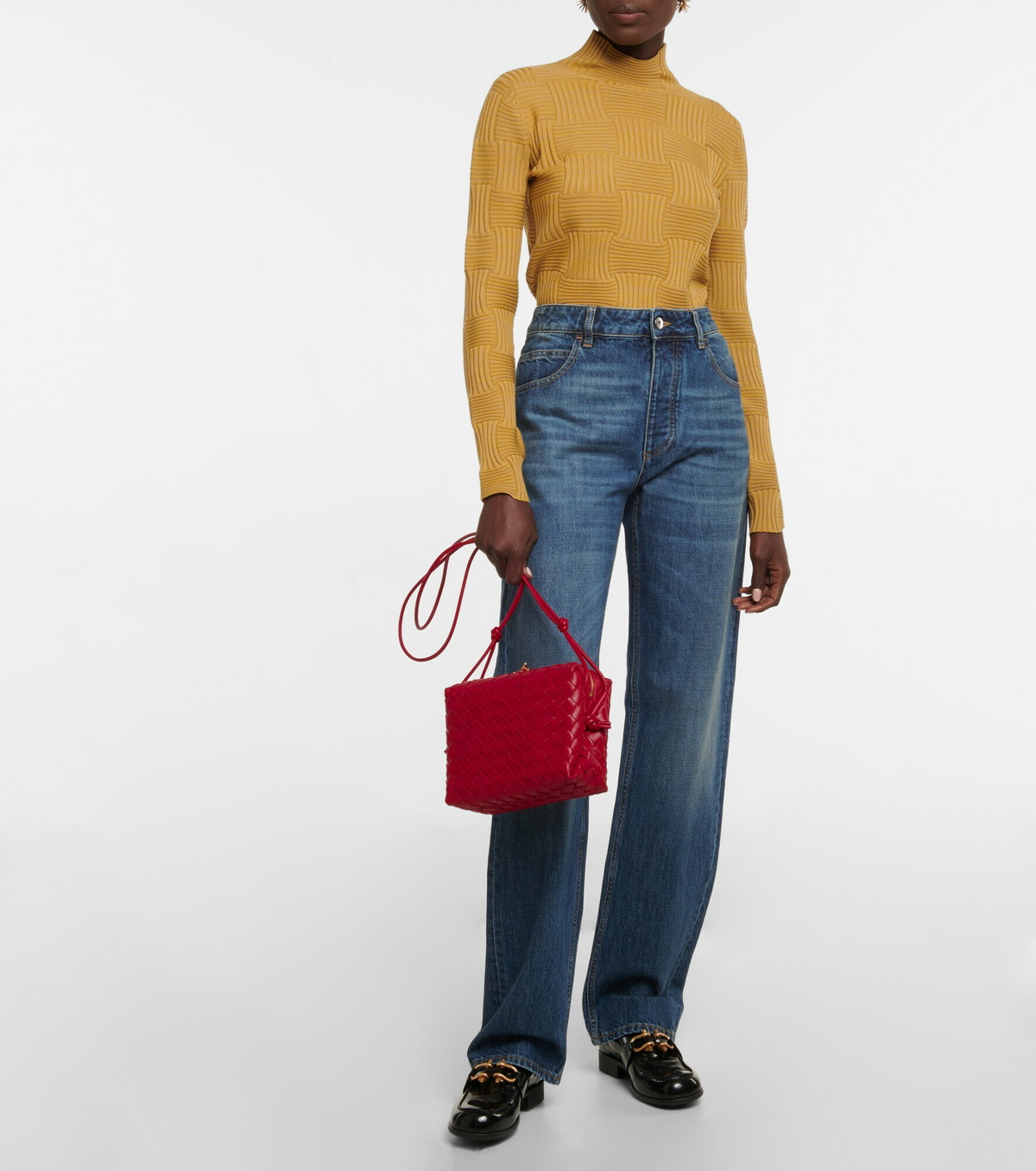 Bottega Veneta - Loop Mini leather crossbody bag Bottega Veneta