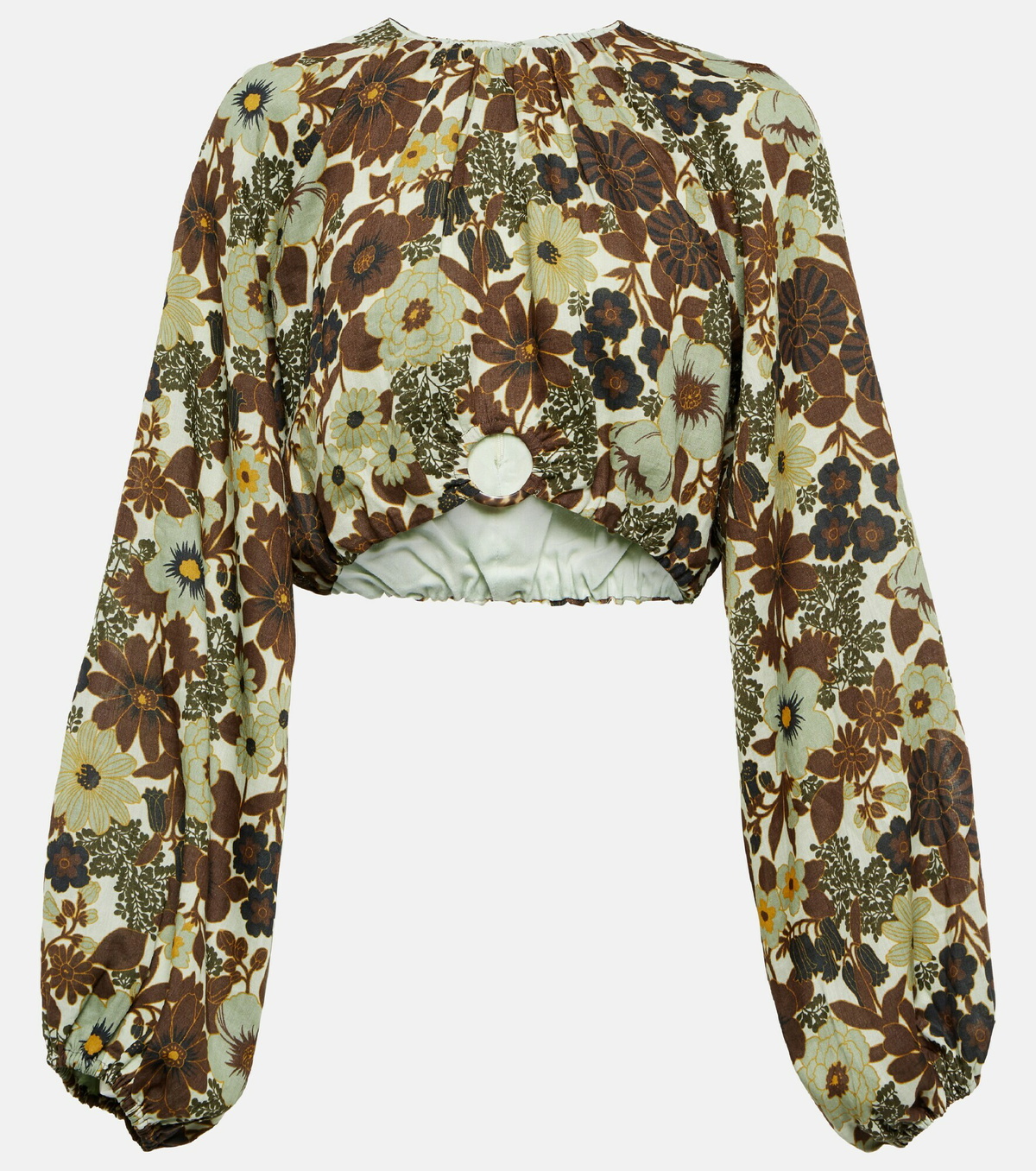 SIR - Constantine floral ramie crop top SIR.
