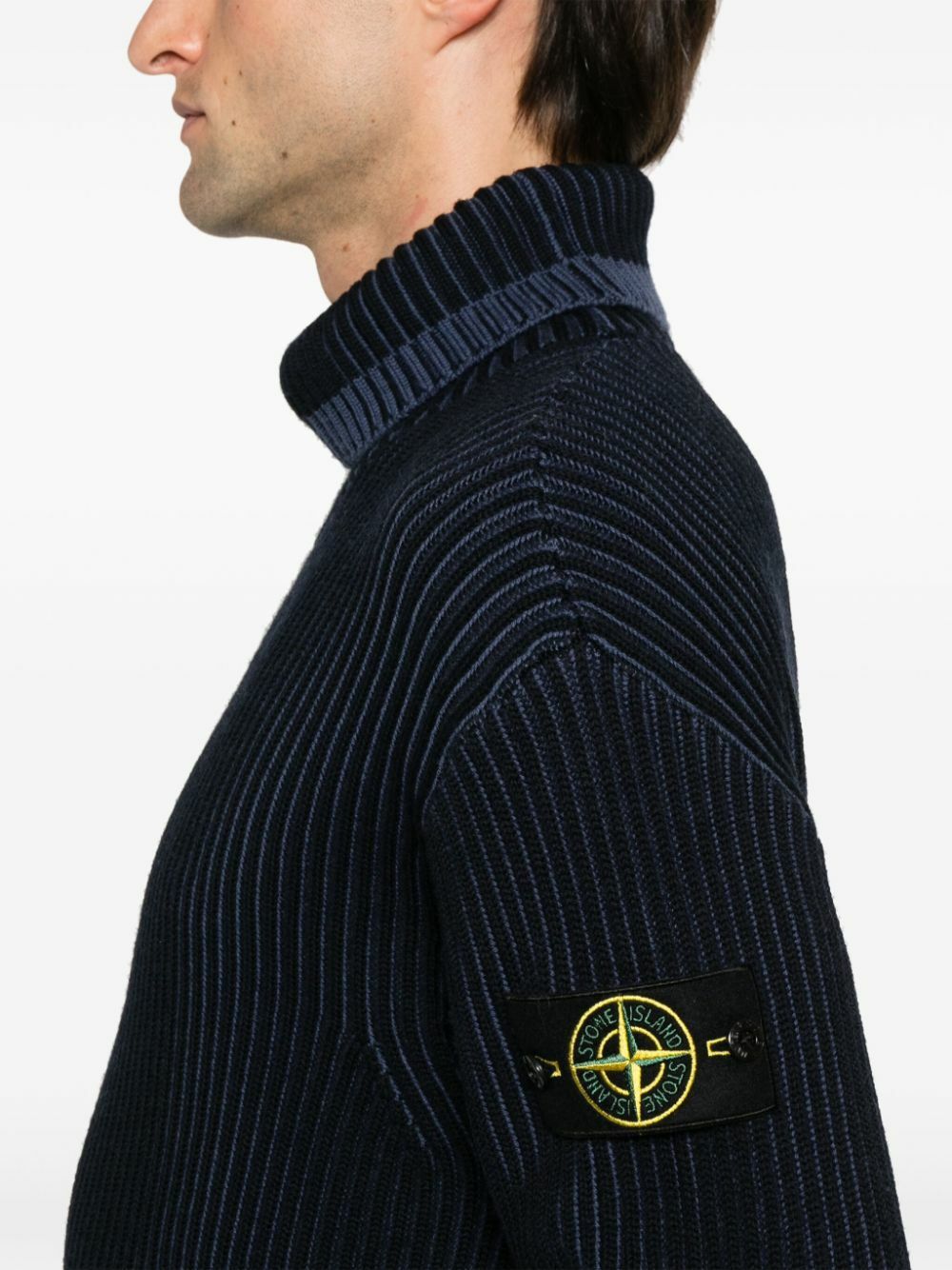 STONE ISLAND - Ribbed Sweater Stone Island