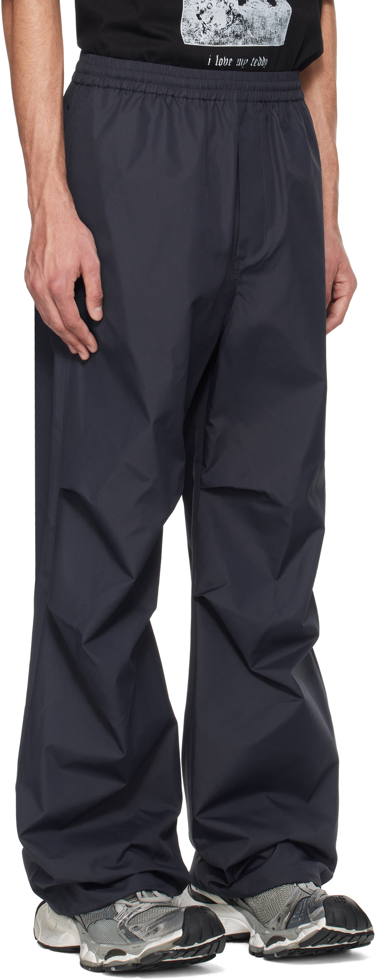 We11done Navy Banding Track Pants We11done