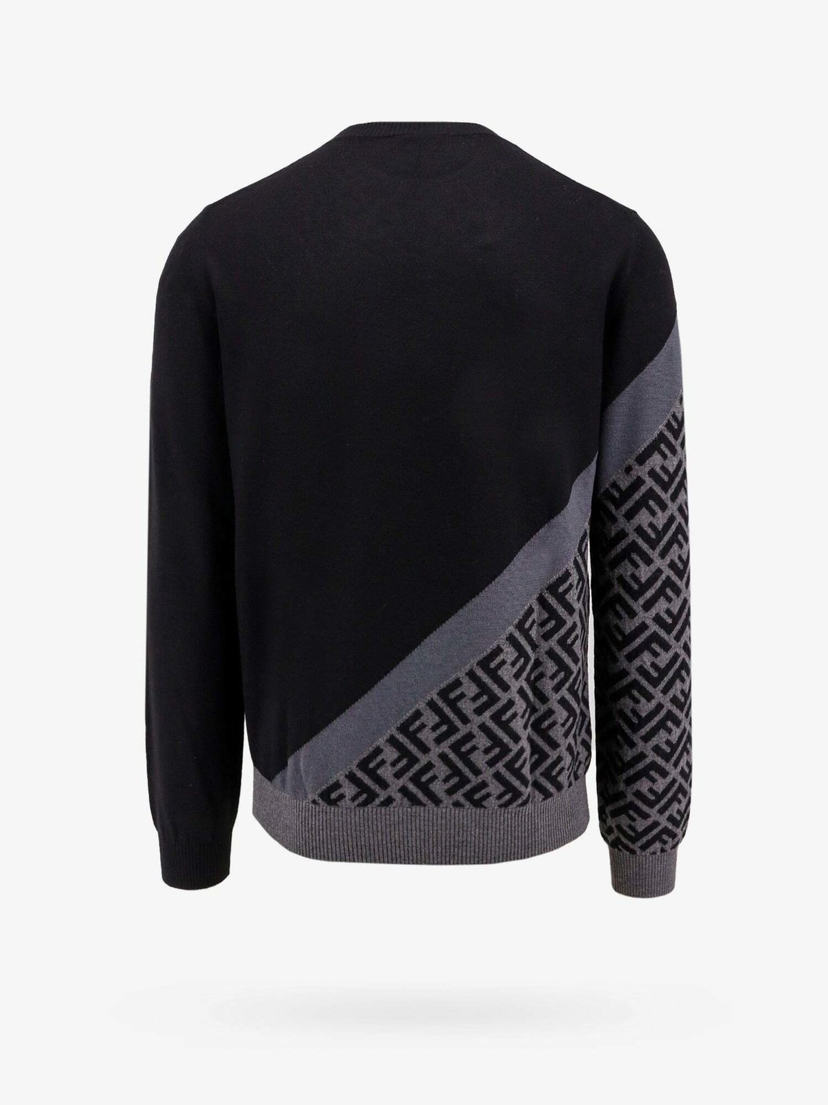 Fendi Sweater Black Mens Knitwear Fendi